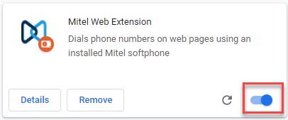 Installing Mitel Web Extension